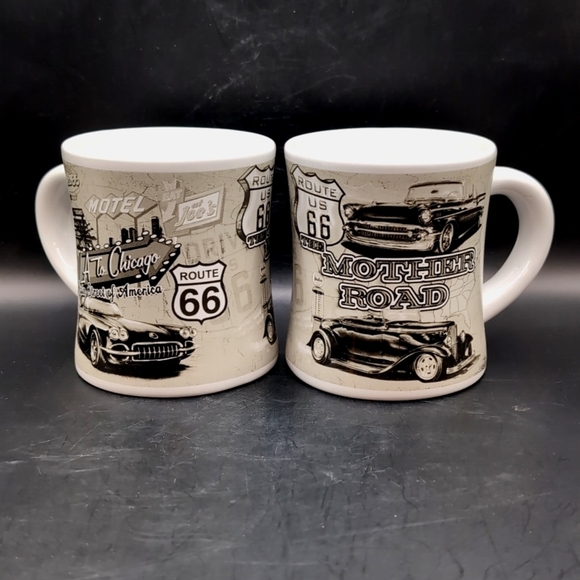 Route 66 | Dining | New Route 66 Mother Road Matching Coffee Tea Mug ...